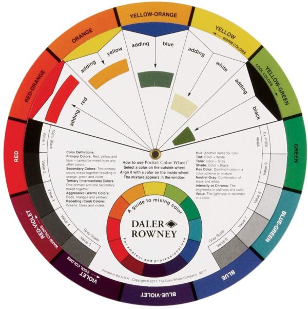 Colour Wheel Mixing Guide – Still Moments Nursery