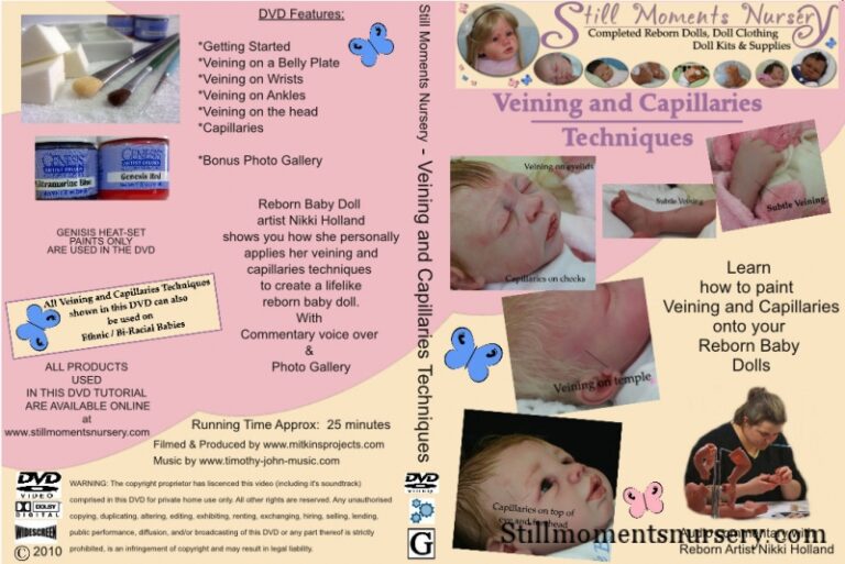 Reborn Veining and Capillaries DVD by SMN – Still Moments Nursery