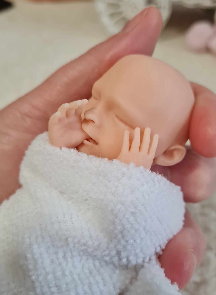 Holly Full Body Silicone Baby 6″ – Still Moments Nursery