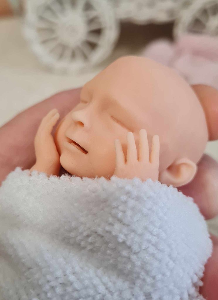 Holly Full Body Silicone Baby 6″ – Still Moments Nursery