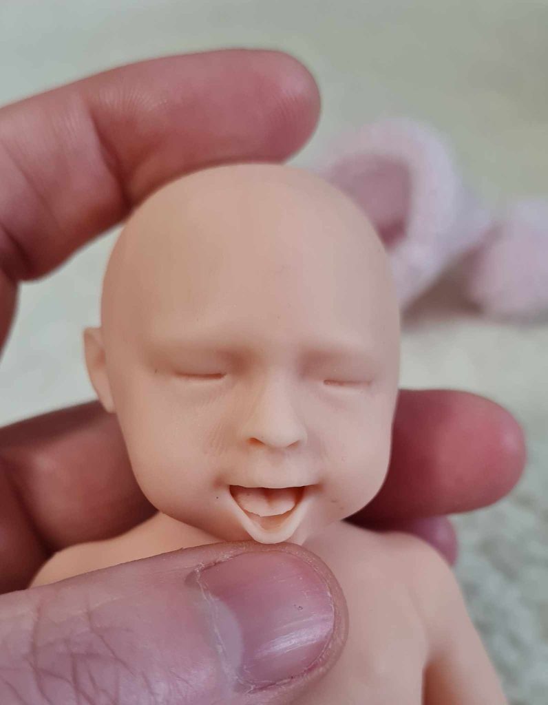 Holly Full Body Silicone Baby 6″ – Still Moments Nursery