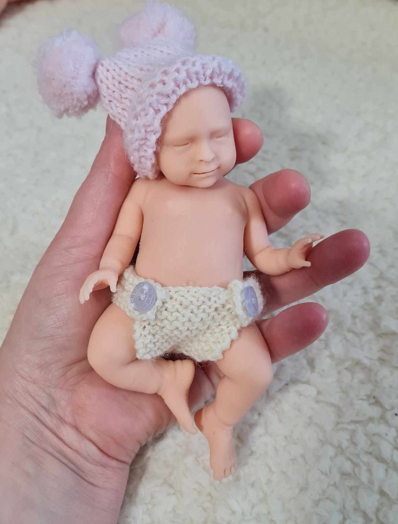 Holly Full Body Silicone Baby 6″ – Still Moments Nursery