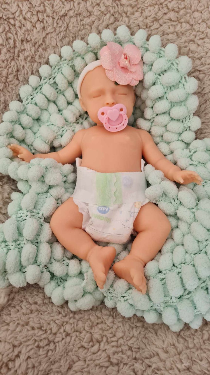 Holly Full Body Silicone Baby 10″ – Still Moments Nursery